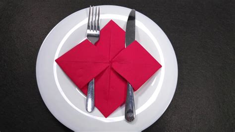 Doblar Servilleta De Papel Con Rombos YouTube