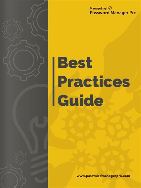 password management best practices pdf pdf password networking
