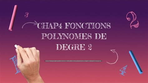 1ère Maths Chap4 Fonctions polynômes de degré 2 Partie 1
