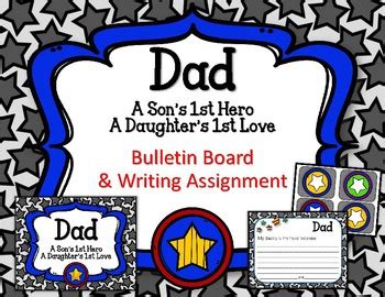 Father S Day Bulletin Board Set Stars Dad By Teaching With Faith And Joy