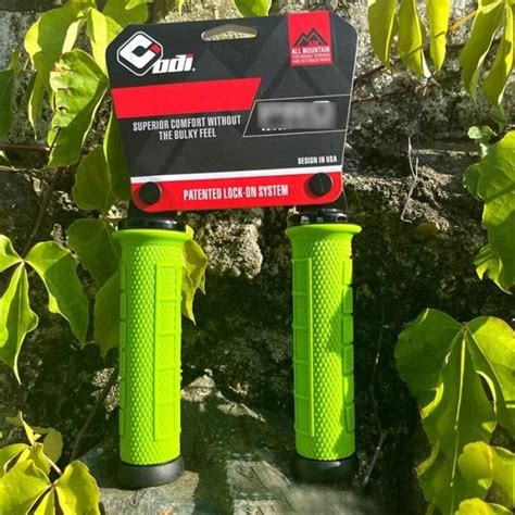 Guidon YWEI Green Poignées de vélo en silicone souple BMX AM et