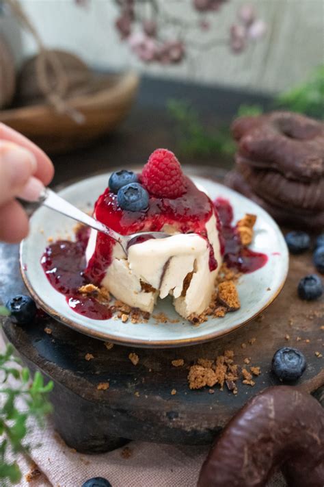 Cremiges Lebkuchen Parfait Mit Warmen Gl Hbeeren Zimtliebe Schnelle