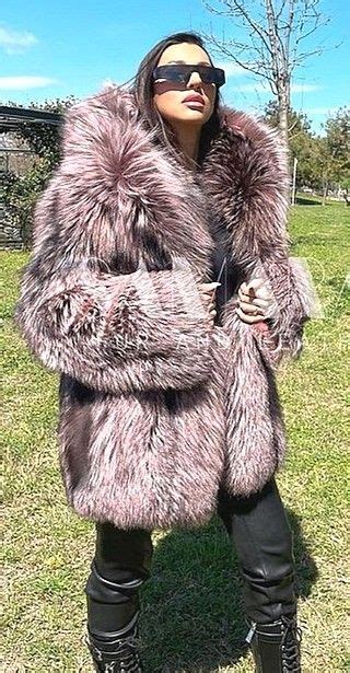 Silver Fox Samara Femdom Furs Fox Fur Brunette Hood Coats Wraps