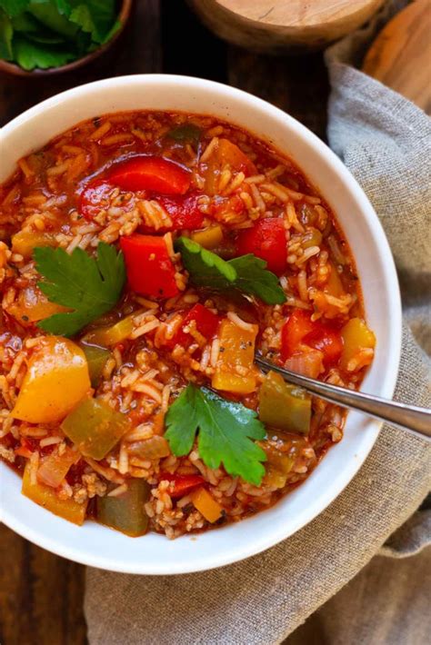 Paprika Reispfanne Mit Hackfleisch Schnell Und Einfach