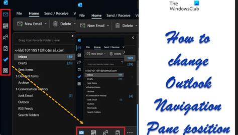 Comment Changer La Position Du Volet De Navigation Outlook Tech