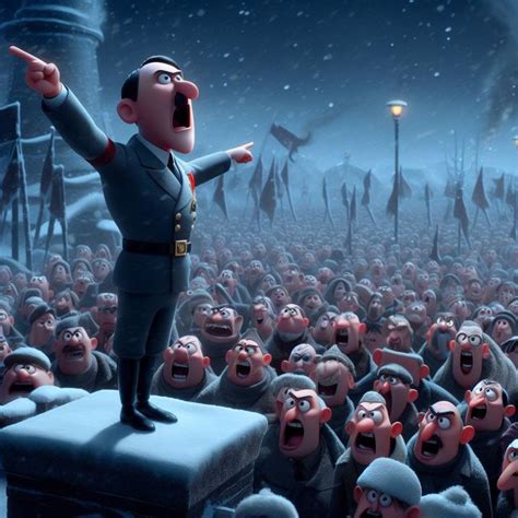 Adolf Hitler In Pixar Animation Style Offensive AI Pixar Know Your Meme