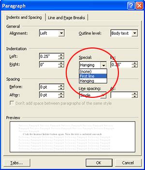 Formatting Paragraphs In Microsoft Word