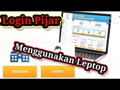 Cara Login Pijar Sekolah Sebagai Guru How To Log In PIJAR As A
