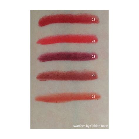 21 Velvet Matte Lipstick Matowa Pomadka Do Ust Golden Rose
