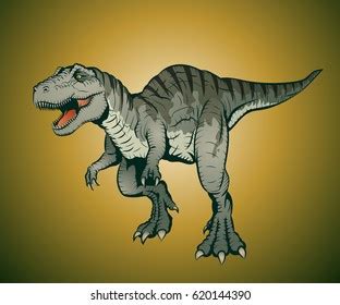 Ilustración de tyrannosaurus rex vector de stock libre de regalías