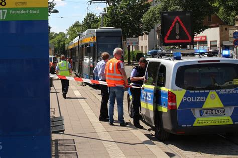 Von Straßenbahn erfasst Fußgängerin in Leipzig schwer verletzt