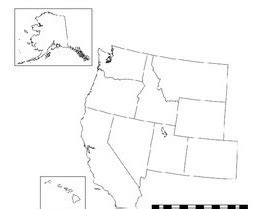 The West States And Capitals Diagram Quizlet