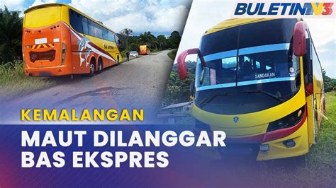 KEMALANGAN Warga Emas Tercampak Maut Dilanggar Bas Ekspres YouTube