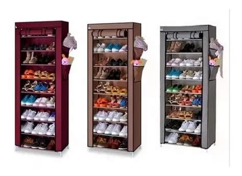 Zapatero Organizador De Zapatos Pisos Pares Con Funda Cuotas Sin