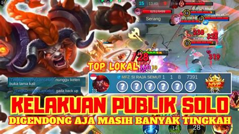 Ini Yang Buat Solo Horor Banyak Tingkah Tapi Skill Noll Gendong