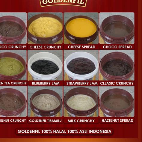 Jual Goldenfil Kg Goldenfil Choco Crunchy Kg Goldenfil Selai