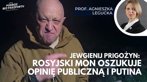 Prigożyn przygotowuje Rosjan na klęskę na Ukrainie i atakuje Putina