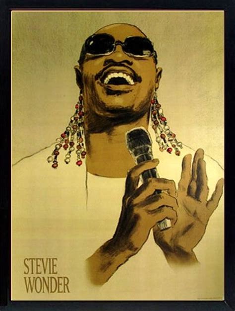 Stevie Wonder Stevie Wonder Poster Stevie Wonder Art Stevie Wonder
