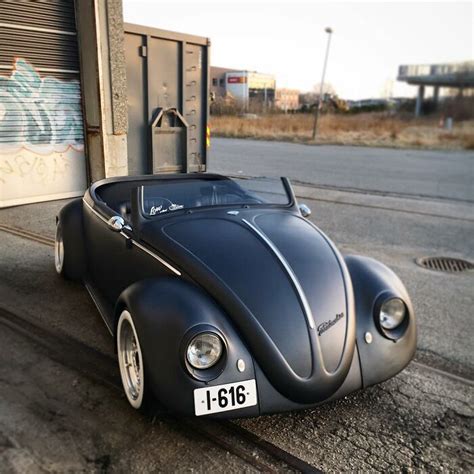 This Guy Transformed A 1961 VW Beetle Deluxe Into A Black Matte