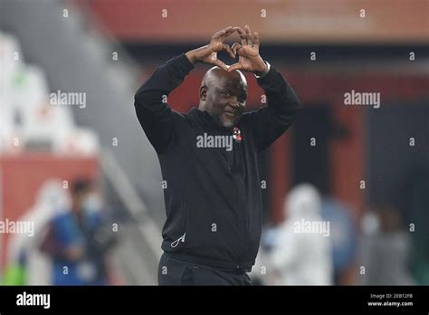 Ar Rayyan Qatar 11th Feb 2021 Al Ahly Head Coach Pitso Mosimane