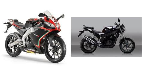 Motorrad Vergleich Aprilia RS4 125 2014 Vs Hyosung GT 125 Naked 2014