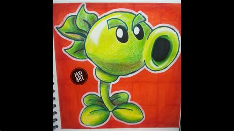 Como Dibujar Planta Repetidora Lanzaguisantes De Plants Vs Zombies