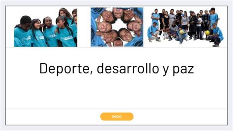 DEPORTE DESARROLLO Y PAZ