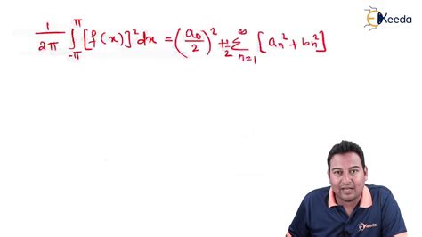 parseval s identity problem 2 fourier series engineering mathematics 3 youtube