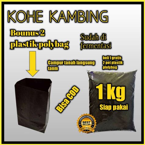 Jual Pupuk Kohe Kambing Fermentasi Kg Shopee Indonesia