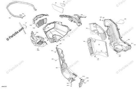 Ski Doo 2023 Summit 850 E Tec Turbo R Expert Package 154 Oem Parts Diagram For Body Bottom