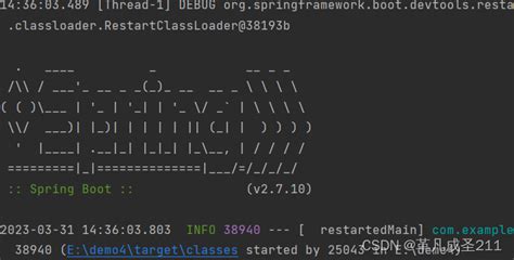 【springboot篇1】概念、创建和运行 springboot 编辑器里的文件补课运行 csdn博客