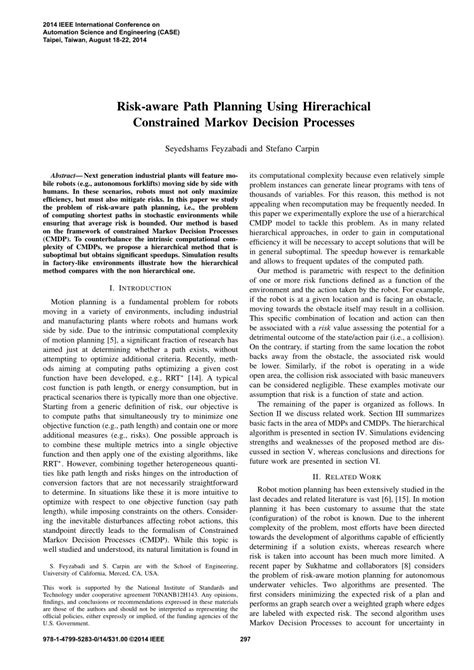 pdf risk aware path planning using hierarchical constrained markov decision processes