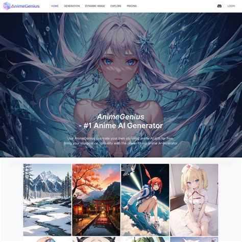 Animegenius Generative Art Ai Tool Mridul Tech
