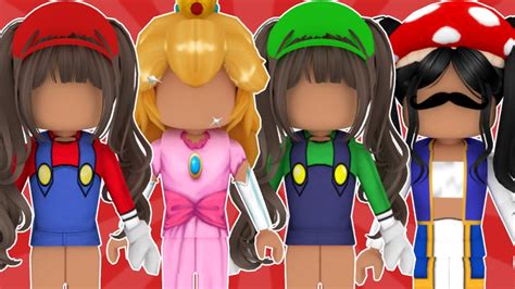 Supermario Roblox Outfits W Codes Links Coziivibes Youtube