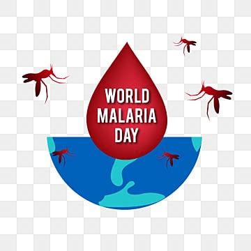 Malaria Mosquito Bite Vector Art PNG World Malaria Day With Blood And