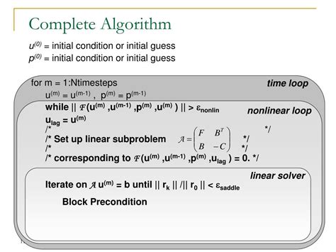 ppt parallel preconditioners for the incompressible navier stokes equations powerpoint