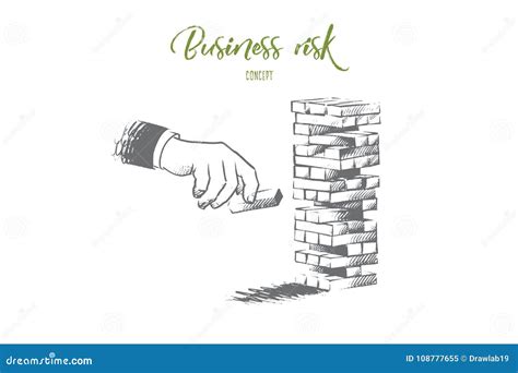 Businessman Placing Cube Risk Cubes Risk Assessment And Management
