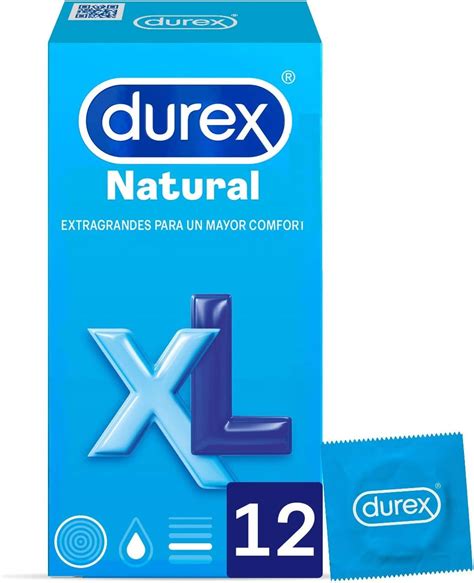 Durex Original Condoms Natural Plus Size XL 12 Larger Condoms Buy