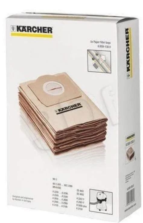 Bolsas Aspiradoras Karcher