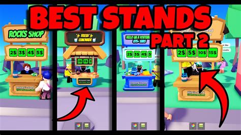 TOP 10 BEST PLS DONATE STANDS IDEAS PART 2 YouTube