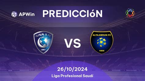 Pronóstico Al Hilal vs Al Taawon Liga Profesional Saudí 2024 25