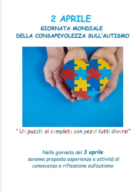 IC CODIGORO Giornata Mondiale Della Consapevolezza SullAutismo