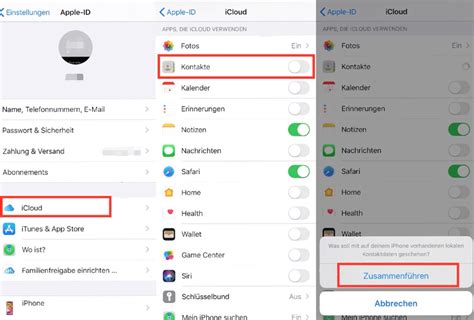 Neue Apple ID erstellen und Daten von Apple ID auf neue Apple ID übertragen