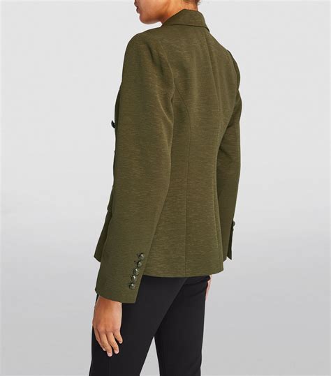 Womens L Agence Green Kenzie Double Breasted Blazer Harrods