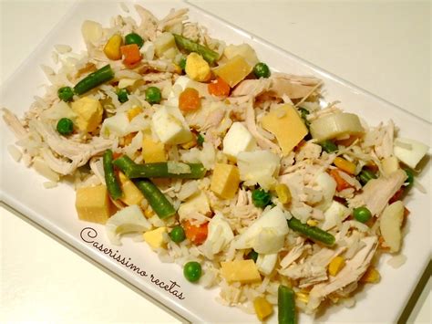 ENSALADA DE ARROZ CON POLLO Caserissimo