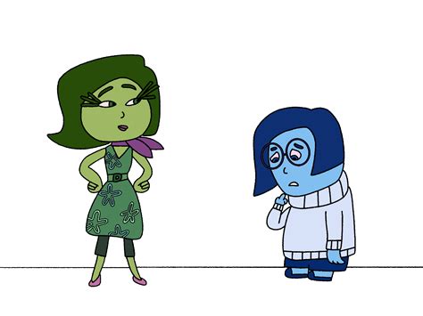 Sadness Takes Disgusts Advice By Daniellathedisneyfan On Deviantart
