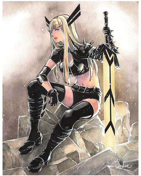 Magik And Illyana Rasputina Marvel And More Drawn By Sao Saowee