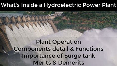 How Hydroelectric Power Plant Works Operation Components