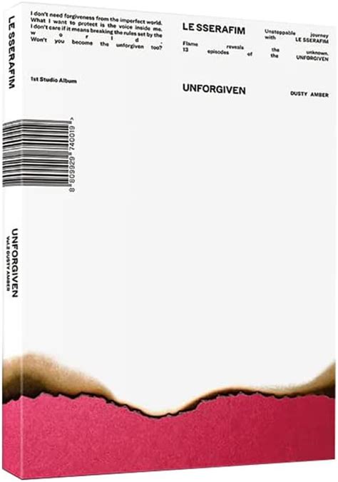 LE SSERAFIM UNFORGIVEN Vol 2 DUSTY AMBER Version 1st Studio Album