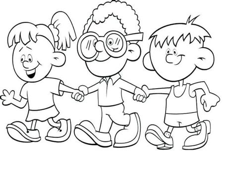 40 Desenhos Sobre Amizade Para Colorir E Imprimir Online Cursos